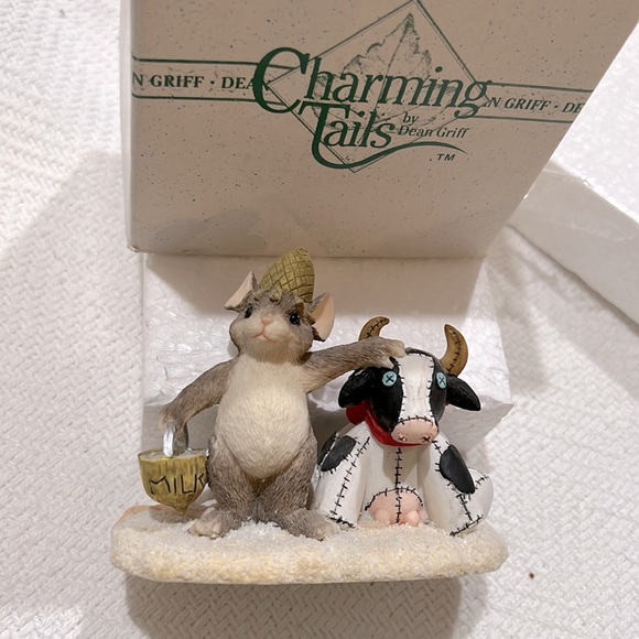 charming tails | Other | Charming Tails Farmer Mackenzie Figurine By ...